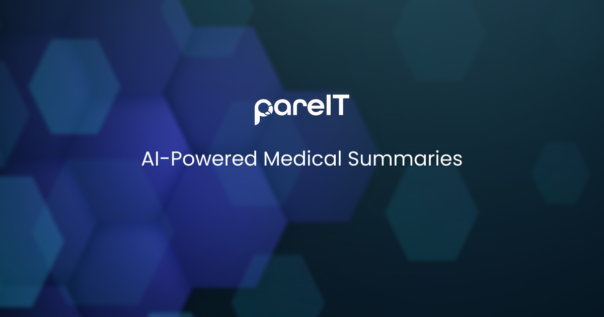 AI In Healthcare – PareIT
